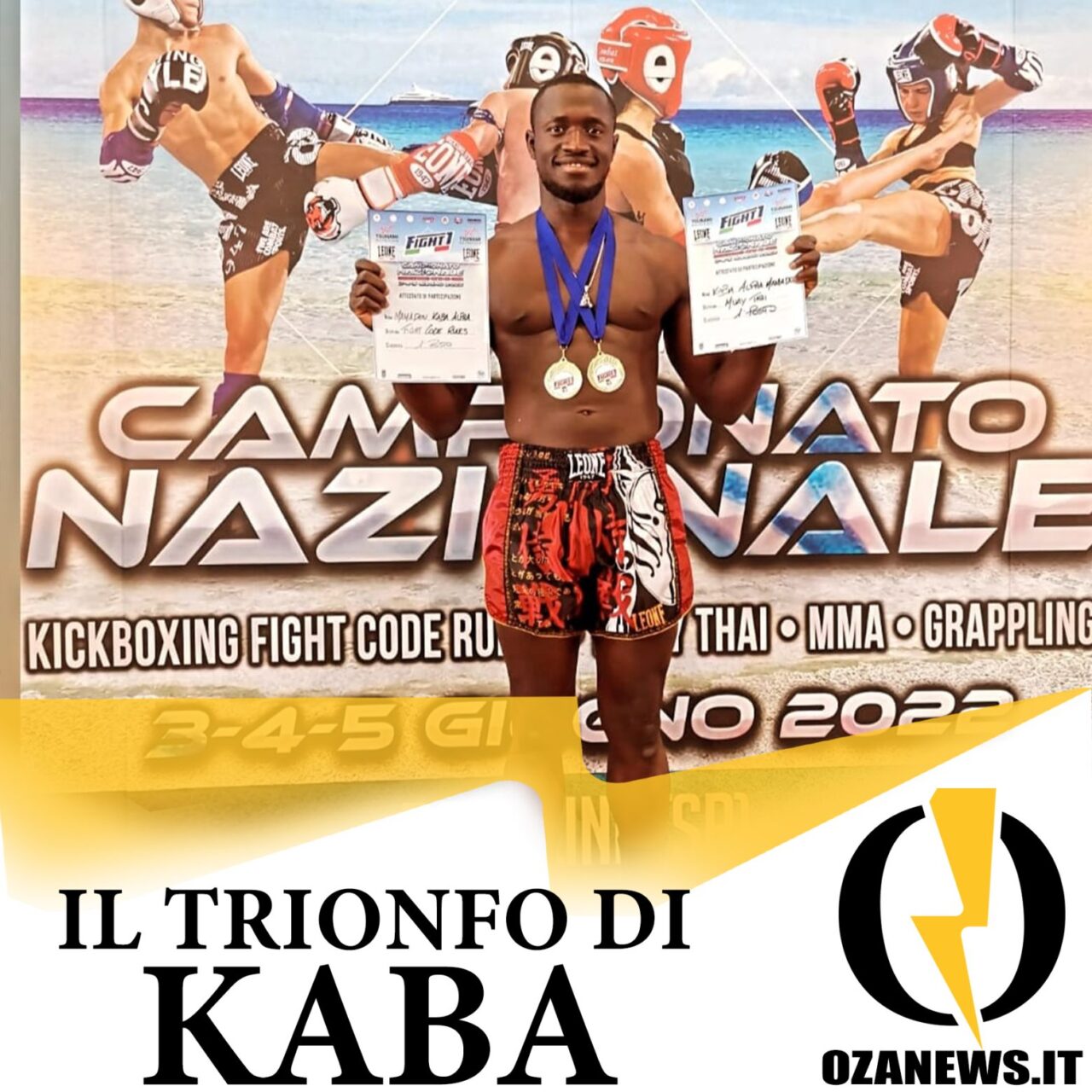 Trionfo di Kaba in Sicilia: sconfitto il veterano Najib Idali - Ozanews ...